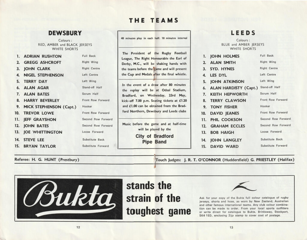 6. 1973 Champions! | Dewsbury Heroes