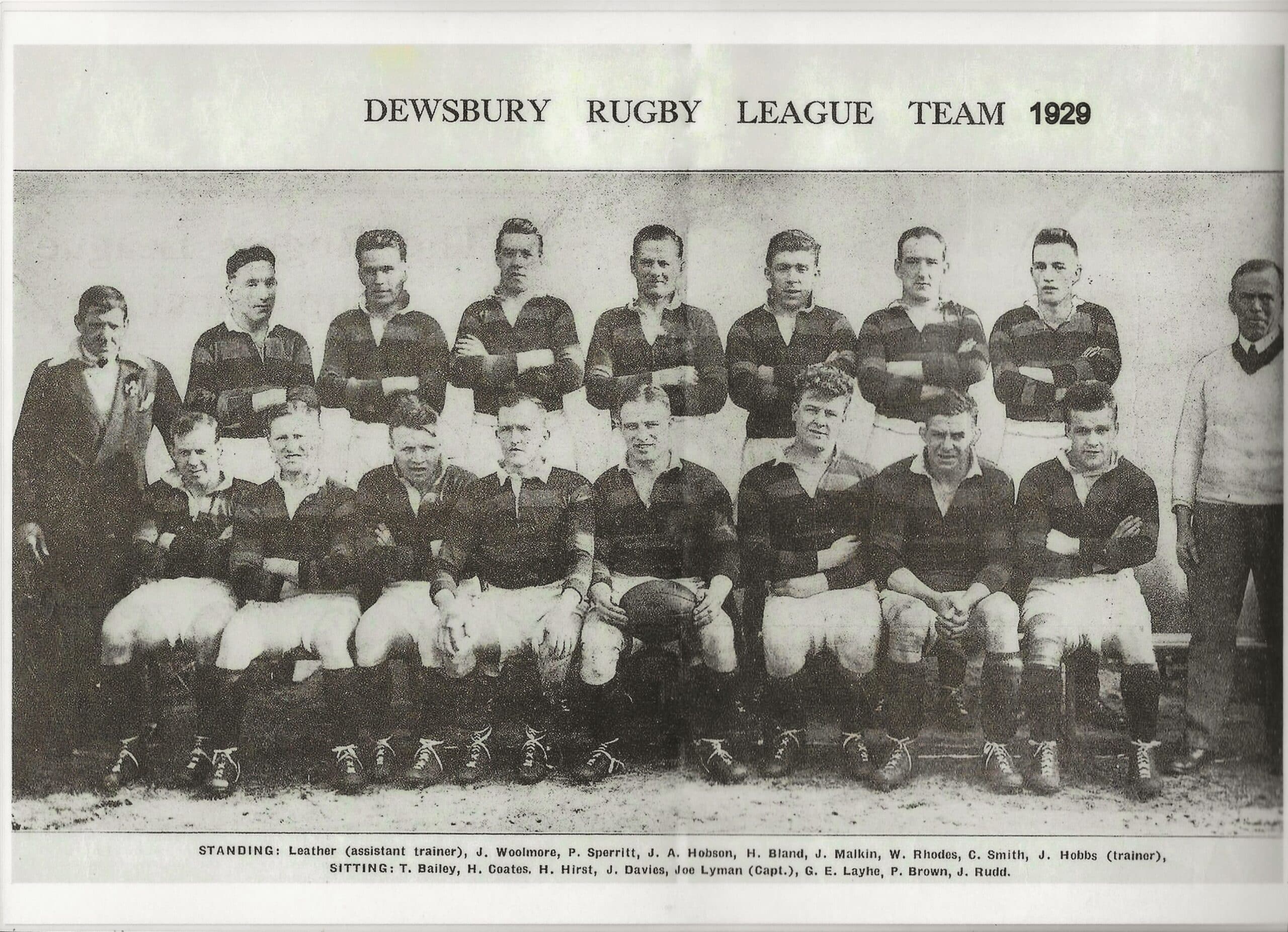 Dewsbury Team with names | Dewsbury Heroes
